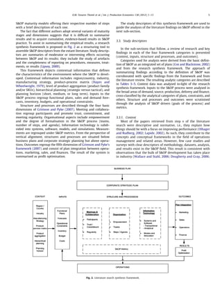 Sales and operations planning a research synthesis | PDF | Logistics | Business