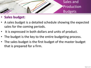 Sales and production budget | PPTX