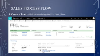 Microsoft Dynamics 365 for sales | PPTX