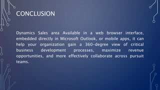 Microsoft Dynamics 365 for sales | PPTX