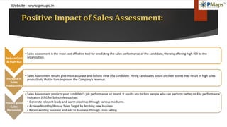 Sales assessment test - psychometric | PPT