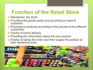 Sales associate Chapter 1 ( Basic of Retail ) | PPTX