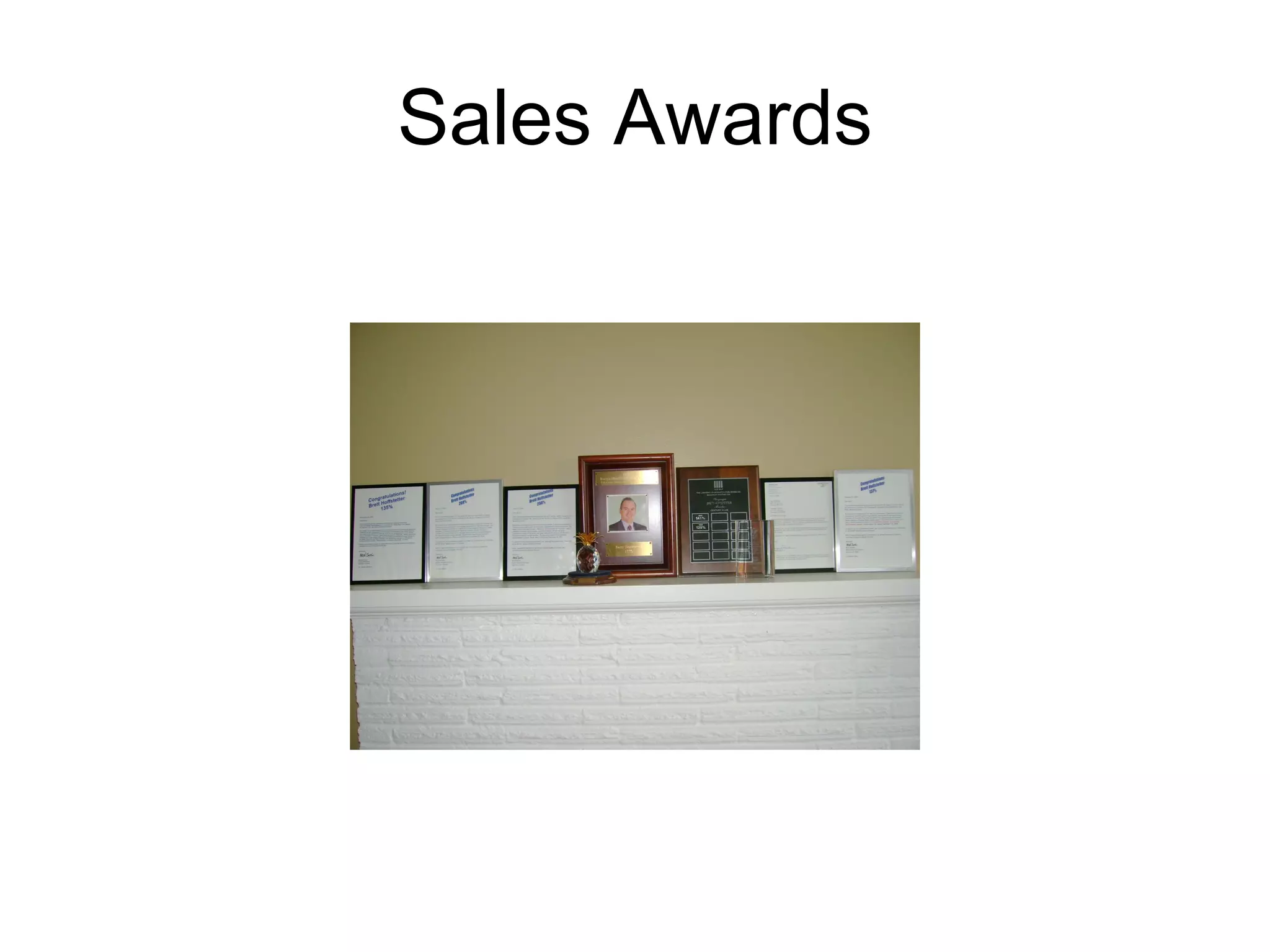 Sales awards power point | PPT
