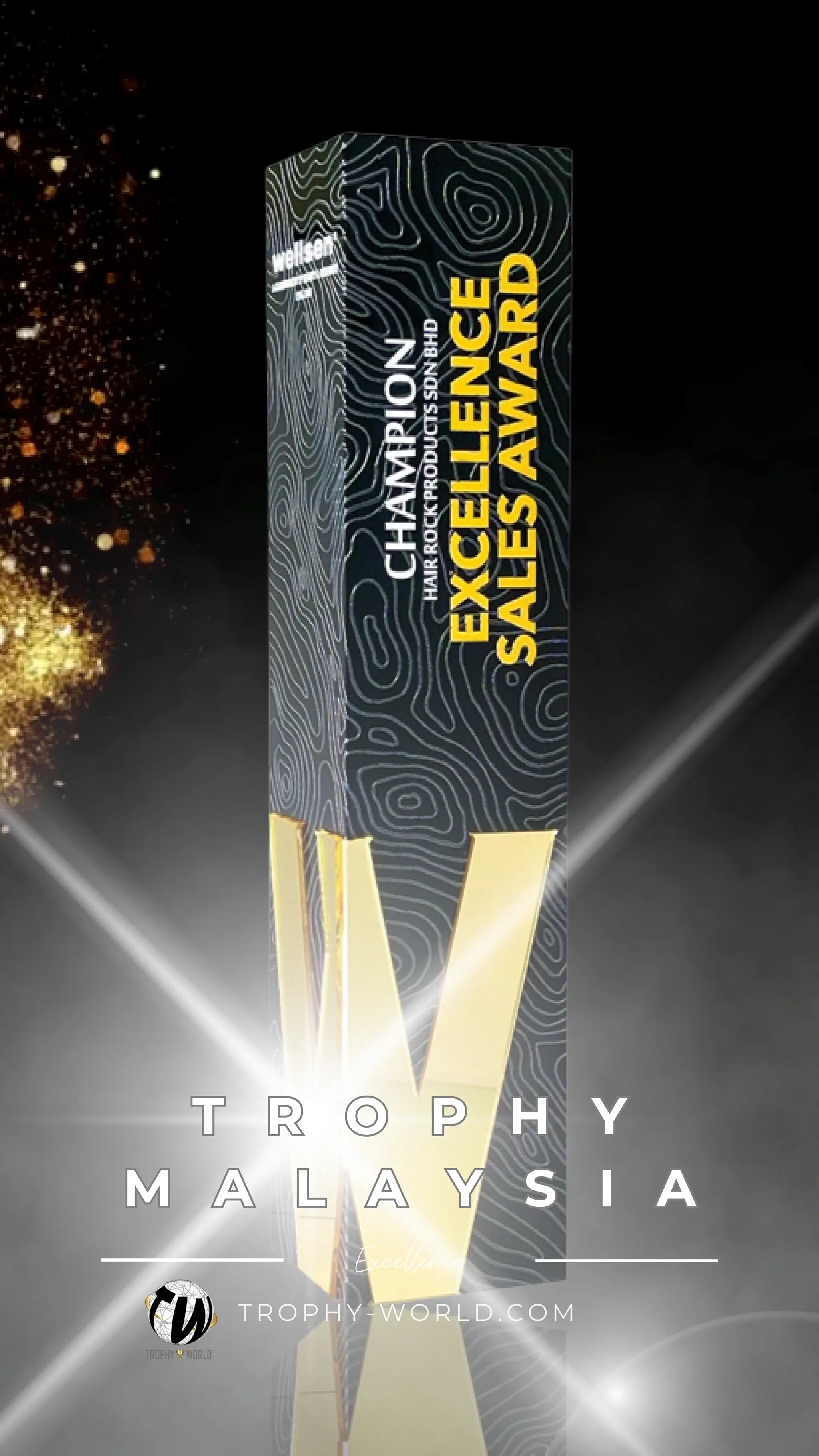 Sales Award Trophy at Trophy-World Malaysia | Custom Trophies & Plaques ...