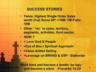 7 Steps to be successful in sales (with Biblical principles) | PPT