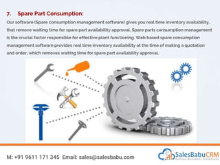 Field service management software - SalesBabu | PPT