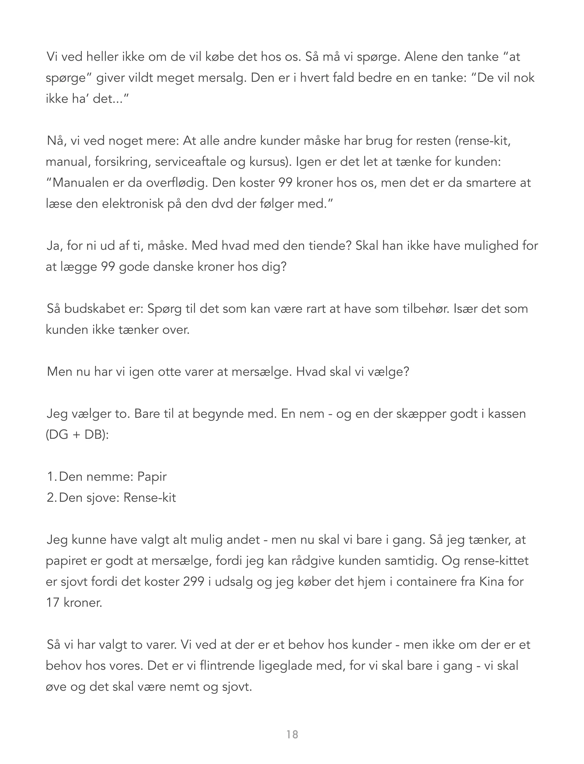 Salesbooster - mersalg | PDF