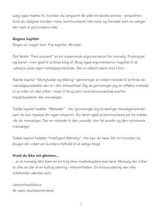 Salesbooster - mersalg | PDF