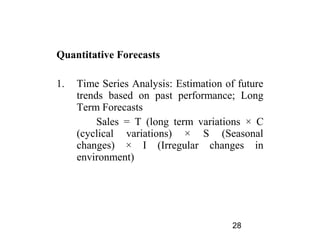 Sales budget & forecasting | PPT