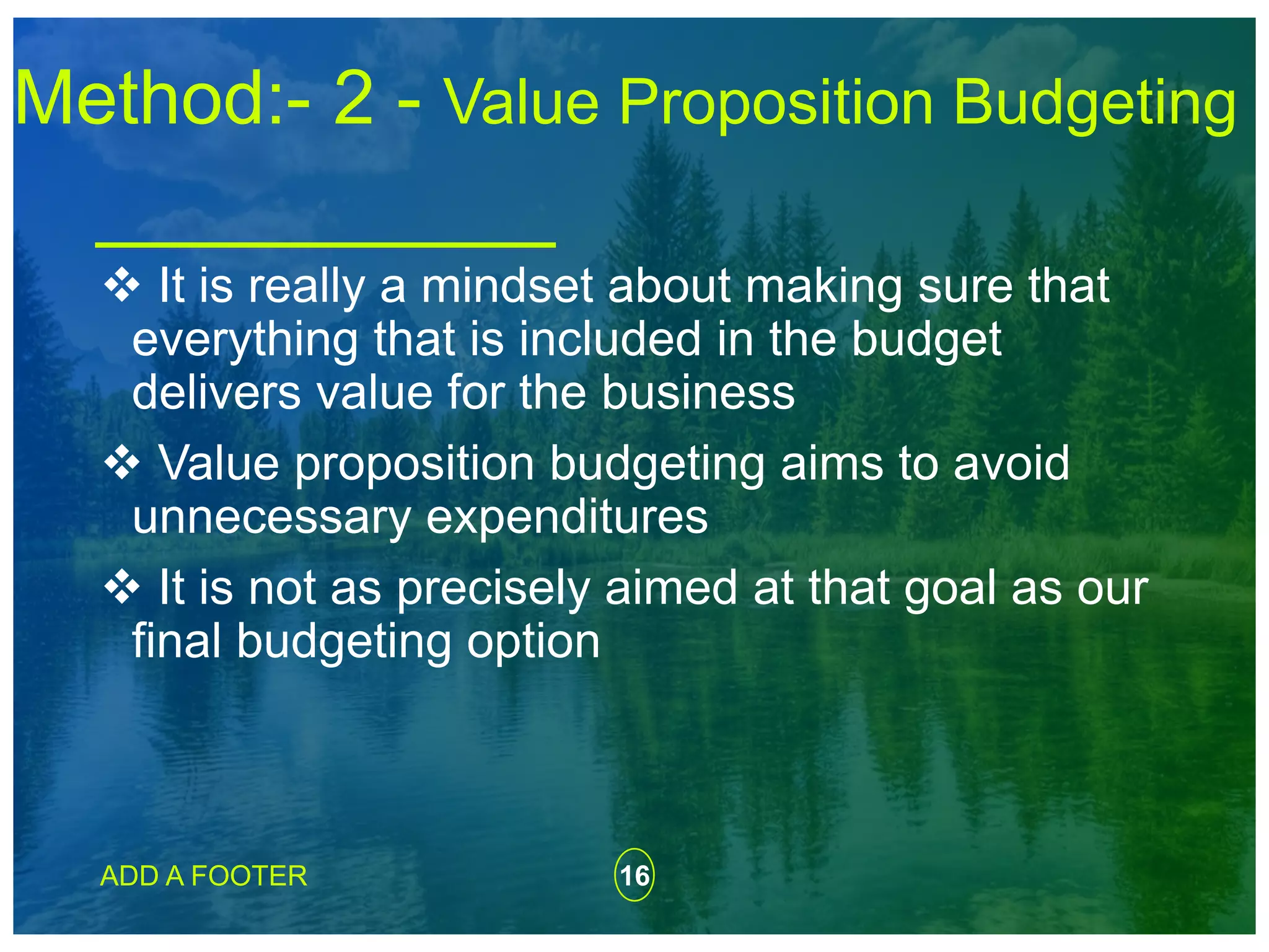 Sales Budgeting | PPTX