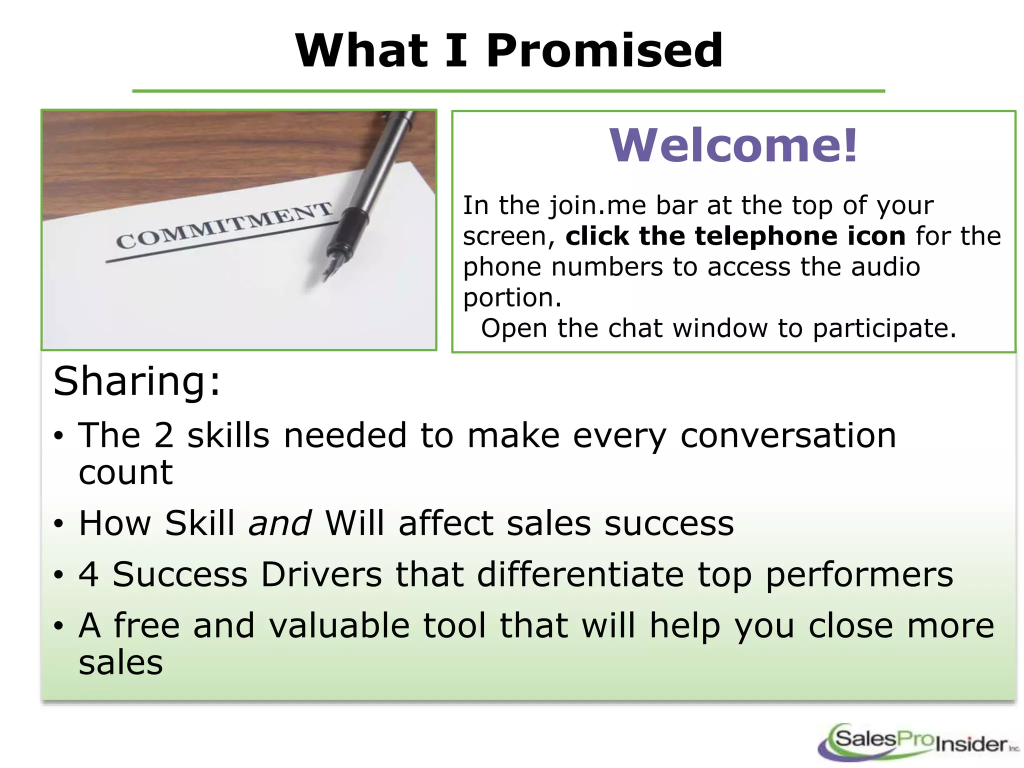 4 Ways to Make Each Sales Conversation Count | PPT