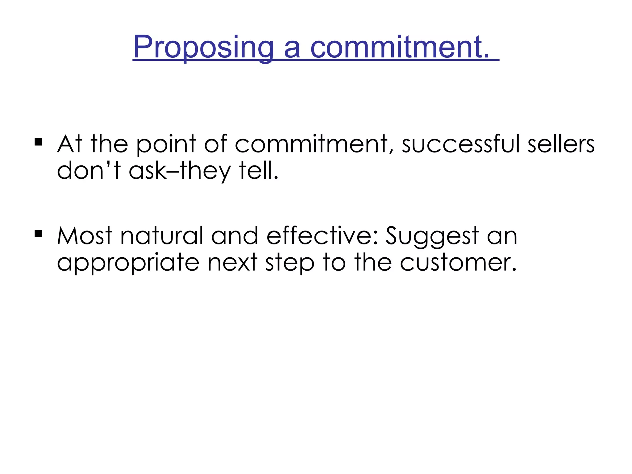 Four Stages of a Sales Call | PPT