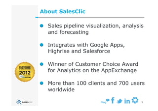 SalesClic on big data - SimplyZesty breakfast | PPT