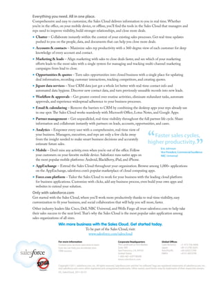 Sales cloud data sheet | PDF