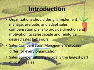 Sales compensation management | PPTX