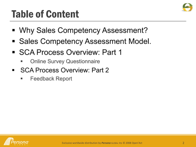 Sales Competency Assessment Marketing ppt. | PDF