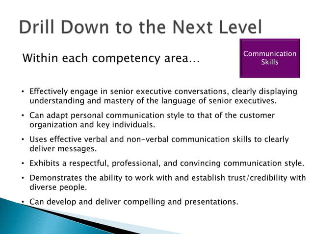 Sales Competency Frameworks | PPTX | Resume Writing and Advice | Job Search