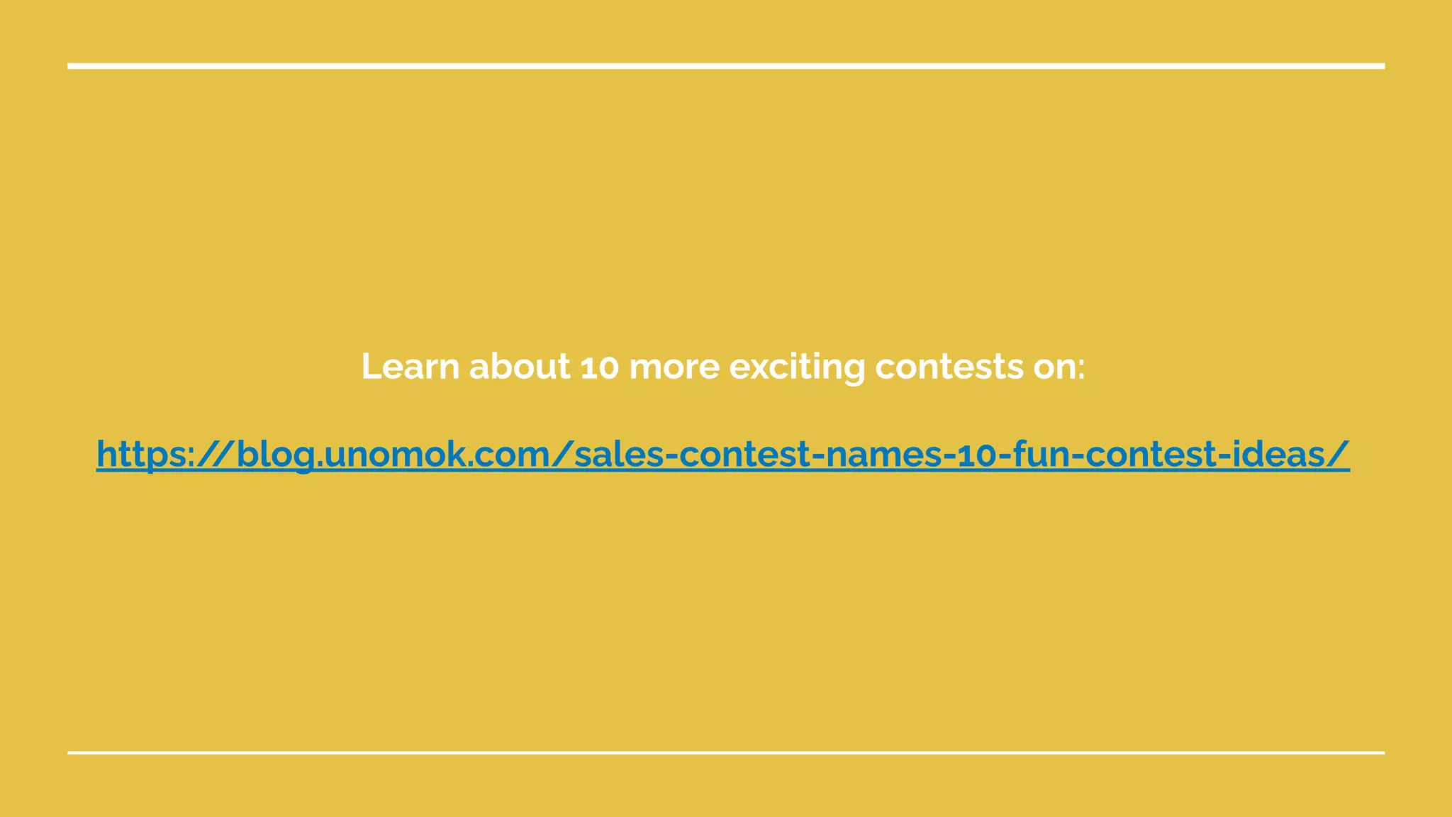 Sales contest names | PPT