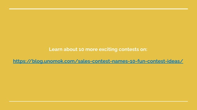 Sales contest names | PDF
