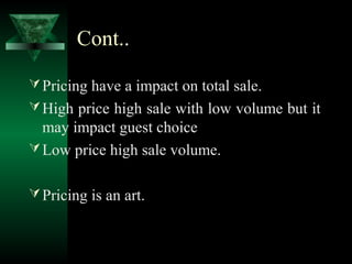 Sales controls | PPT
