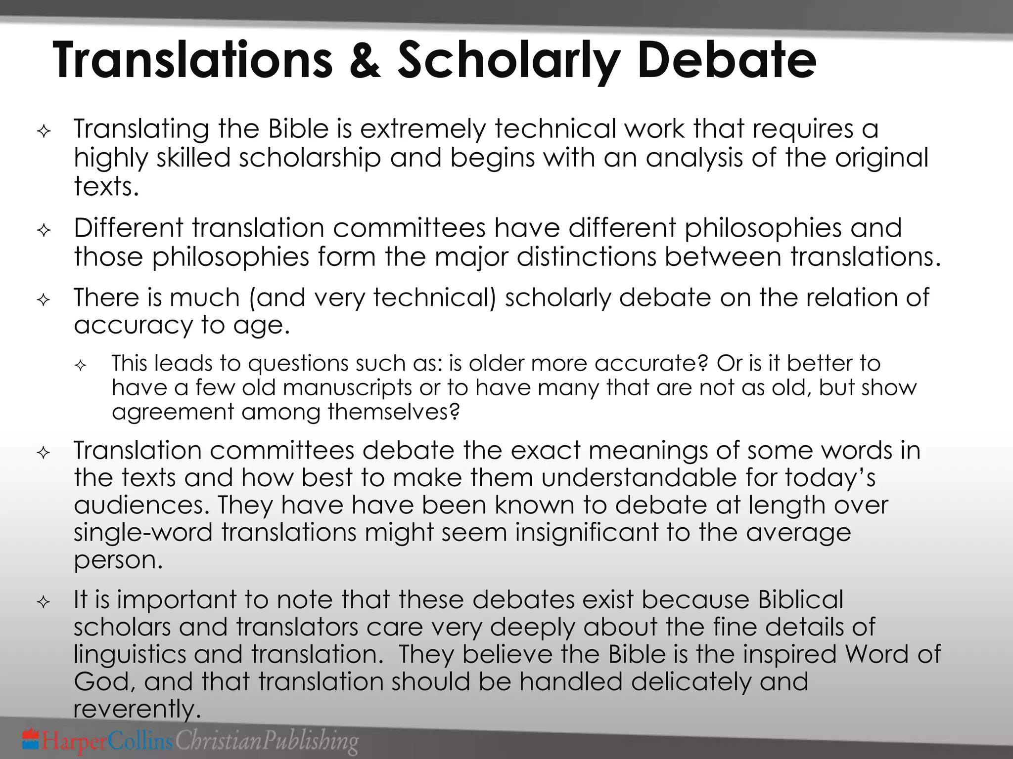Course 1: Bible Translations | PPTX