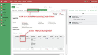 Sales Create Purchase Order & Manufacturing Order | PDF | Technology ...