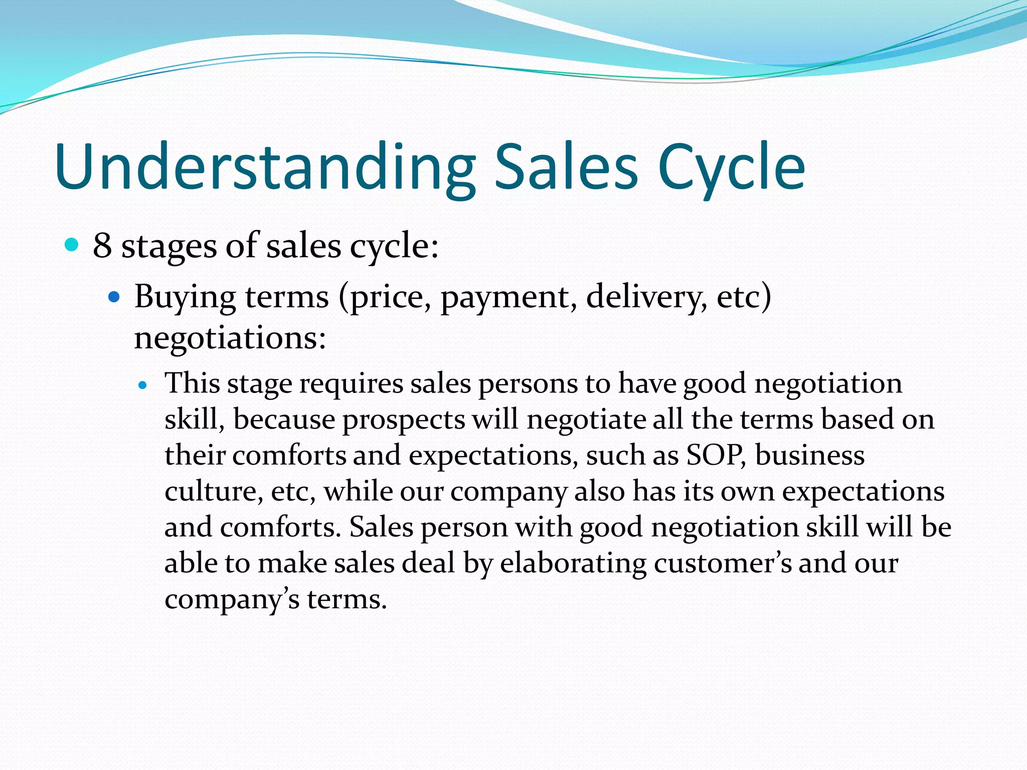 Sales cycle steps for conquering your sales targets(published) | PPTX