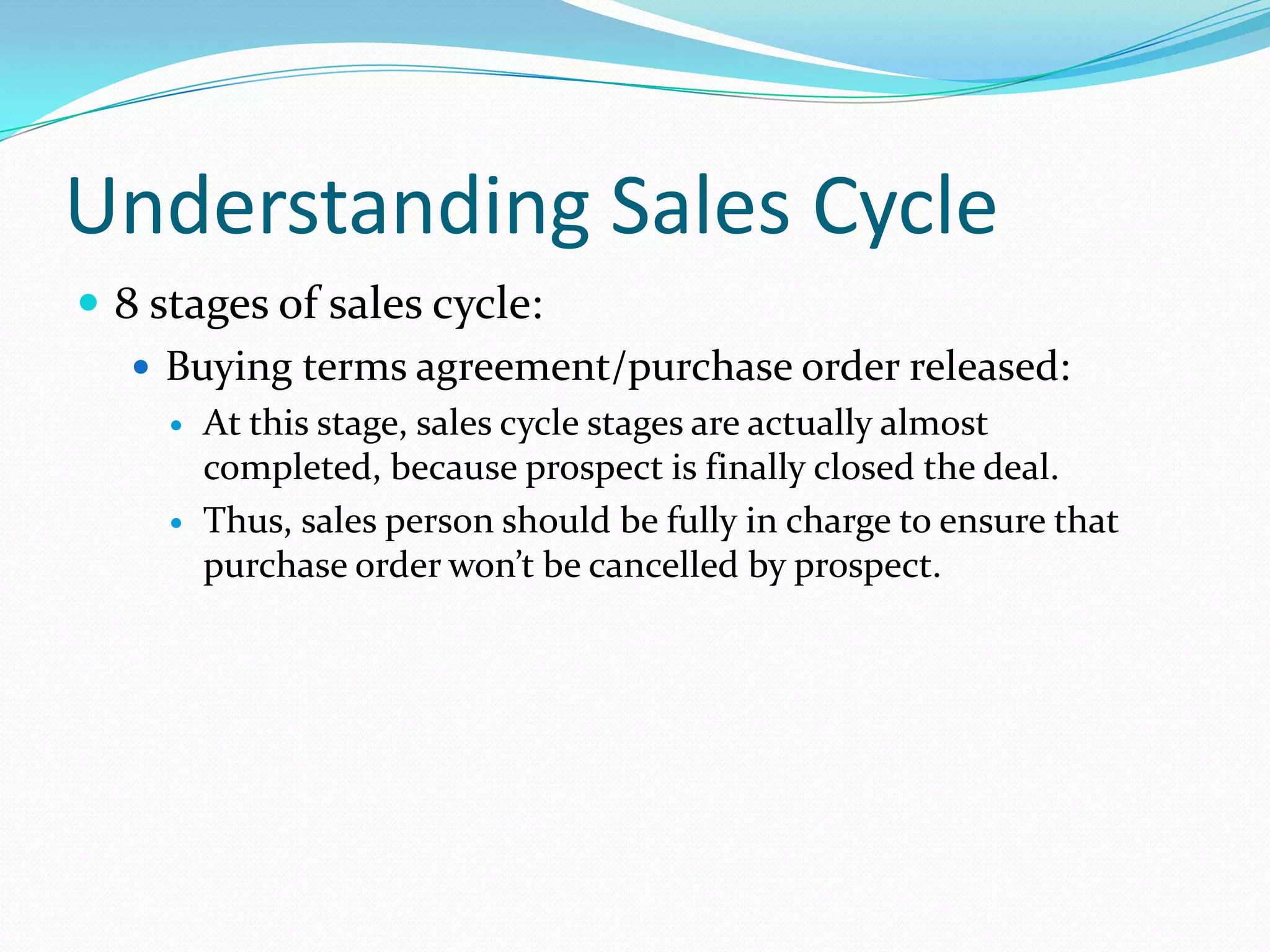 Sales cycle steps for conquering your sales targets(published) | PPTX