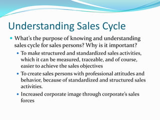 Sales cycle steps for conquering your sales targets(published) | PPTX
