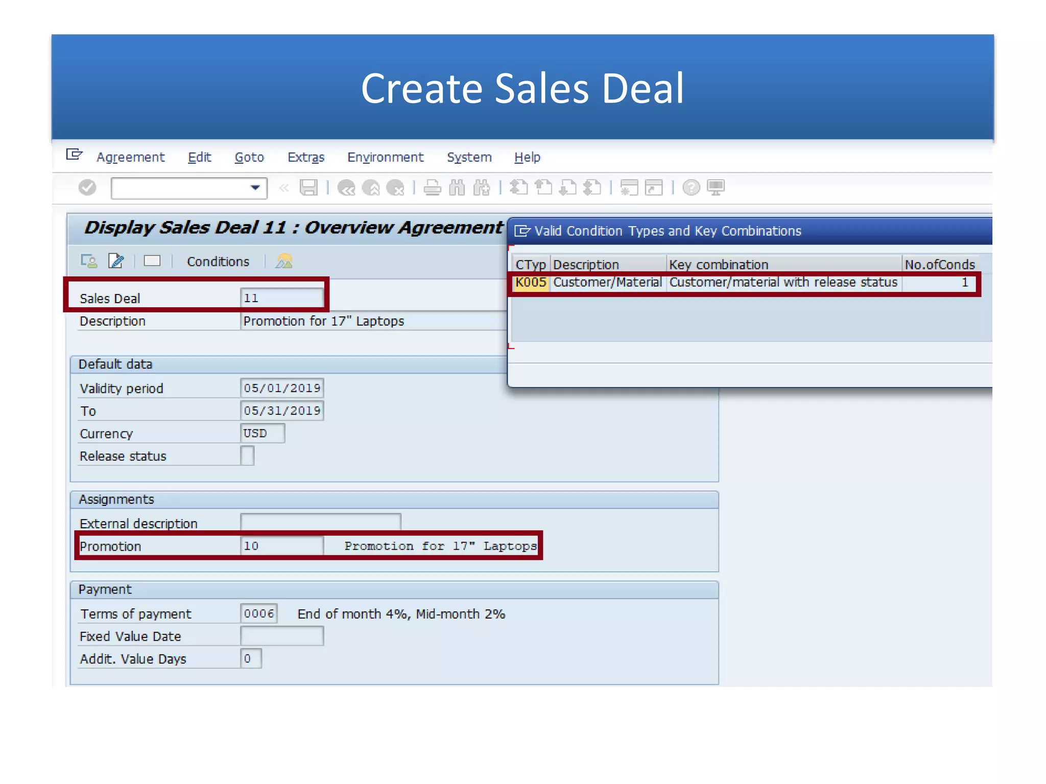 Promotions and Deals in SAP Sales | PPTX
