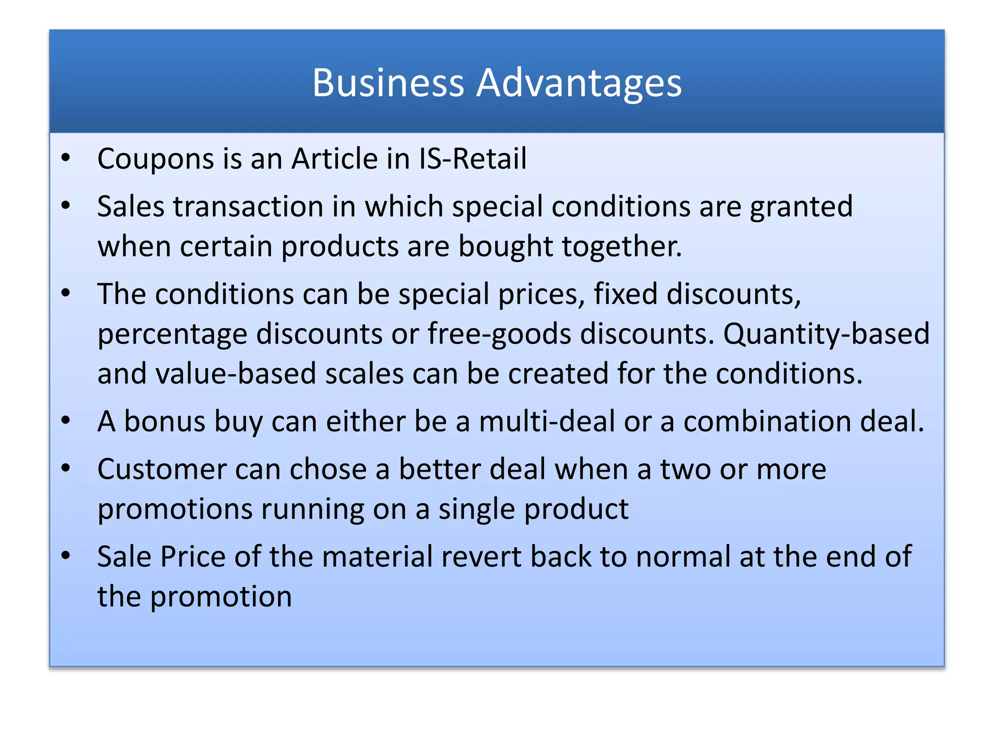 Promotions and Deals in SAP Sales | PPTX