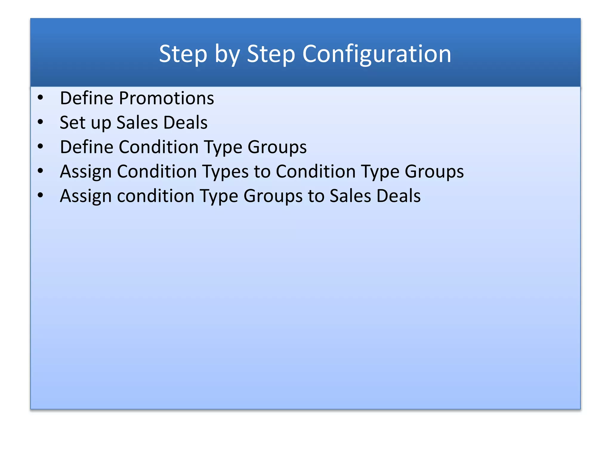 Promotions and Deals in SAP Sales | PPTX
