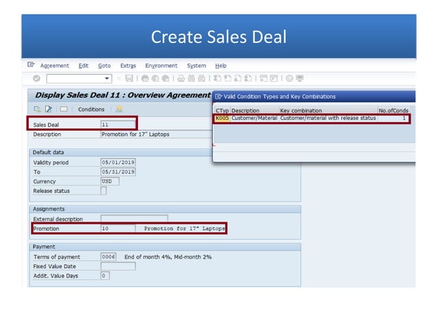 Promotions and Deals in SAP Sales | PPTX | Sales | Business