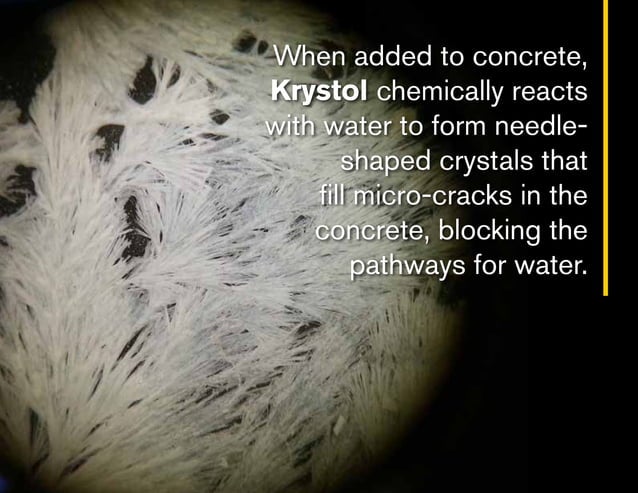 Crystalline Technology Permanently Waterproofs Concrete | PDF ...