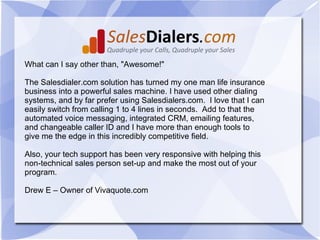 Salesdialers Presentation | PPT