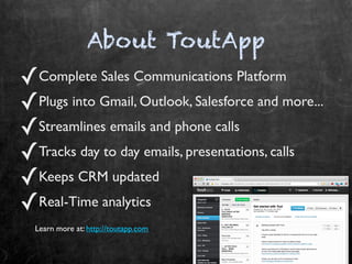 Sales Email Tracking 101 | PPT