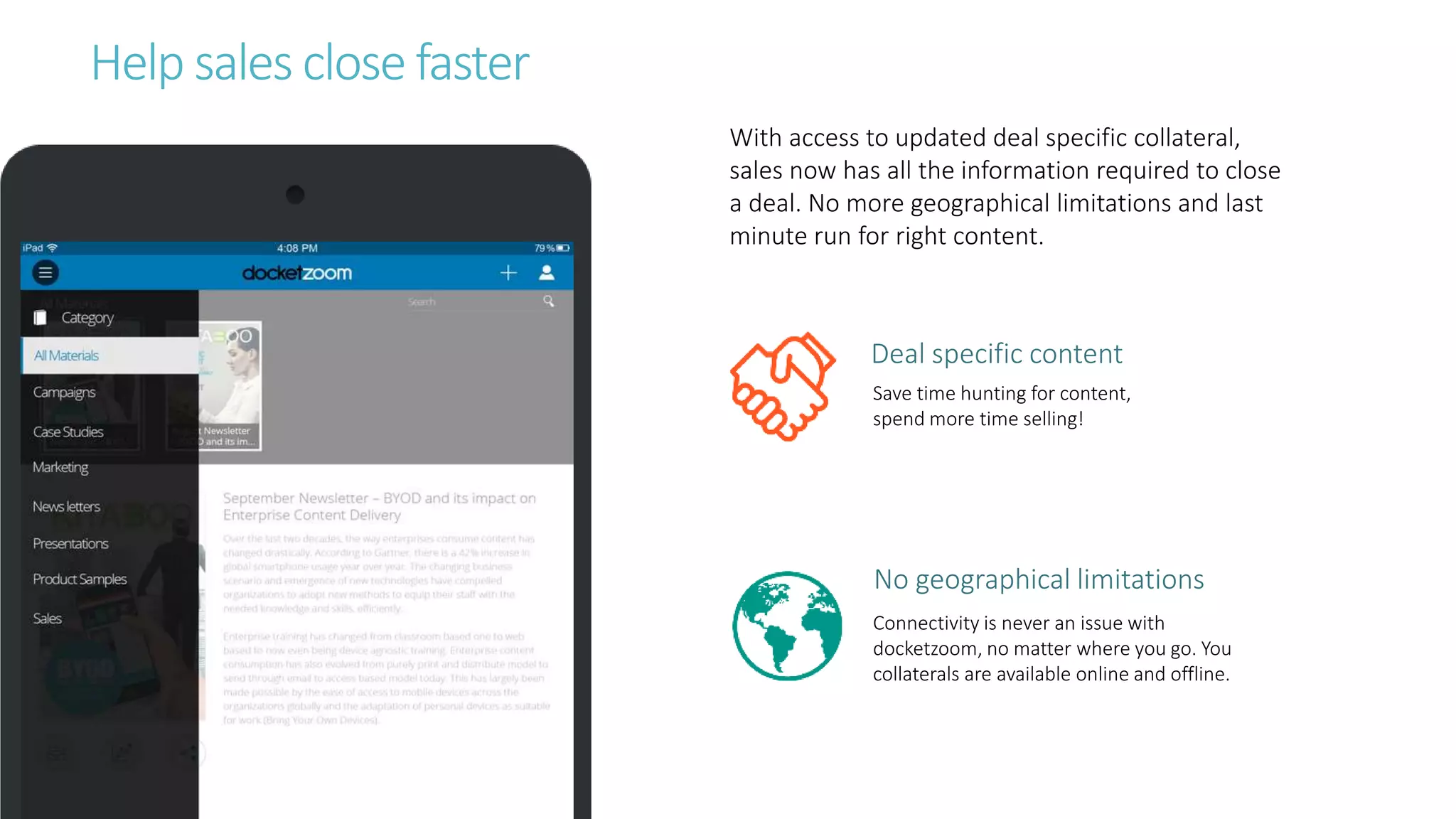 Sales enablement docket zoom | PPTX
