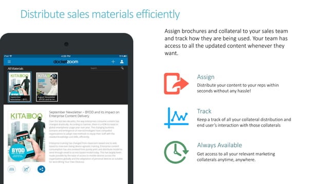Sales enablement docket zoom | PPTX