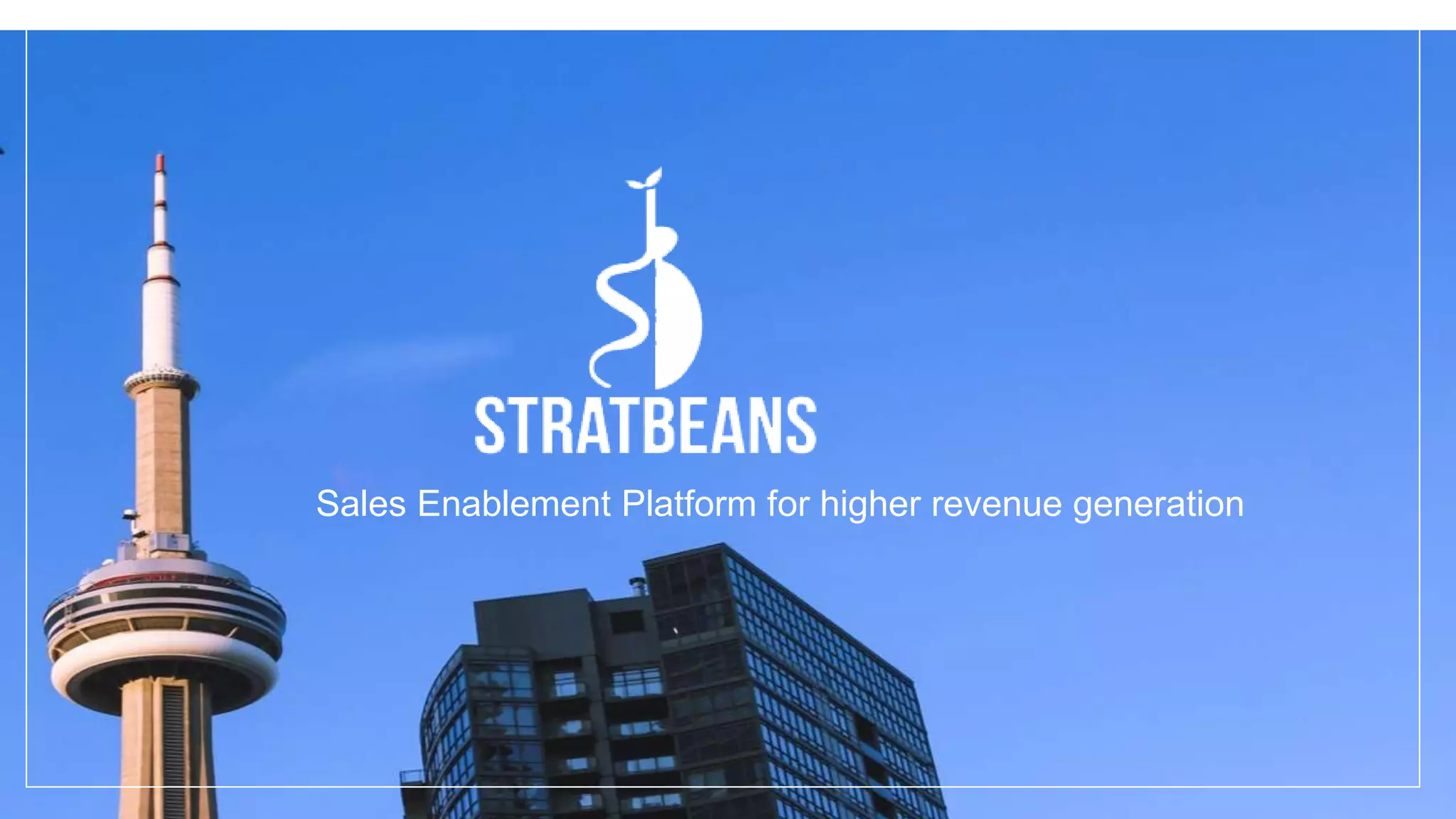 Sales enablement platform for higher revenue generation | PPT