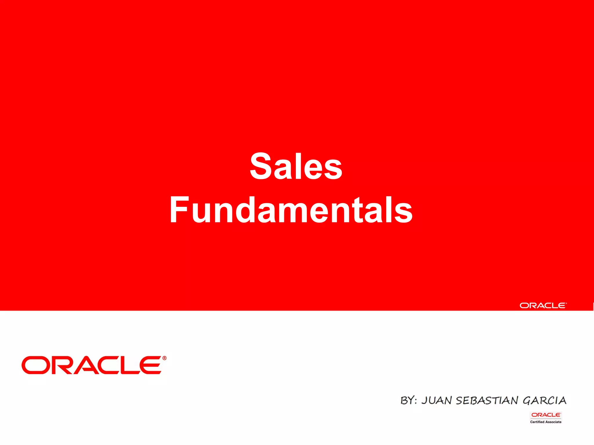 Sales Fundamentals english | PDF