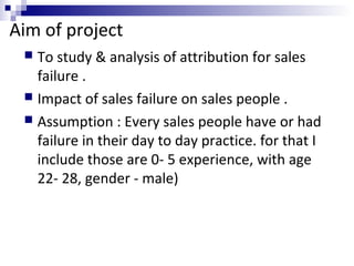 Sales failure | PPT