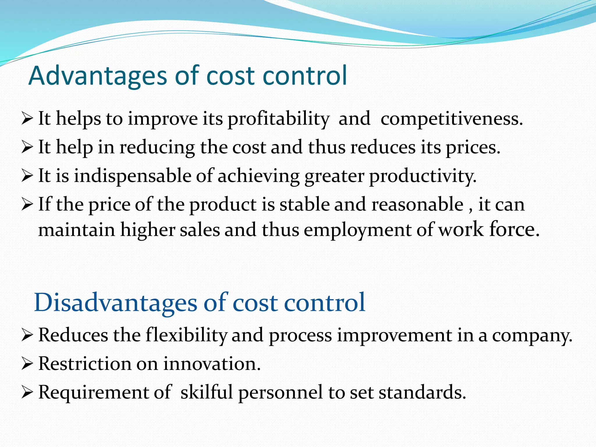 Sales forcasting, budget and Cost control | PPTX