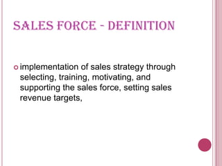 Sales force | PPTX