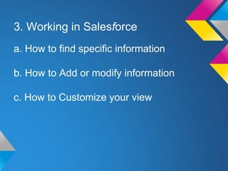Salesforce Basic Navigation | PPTX