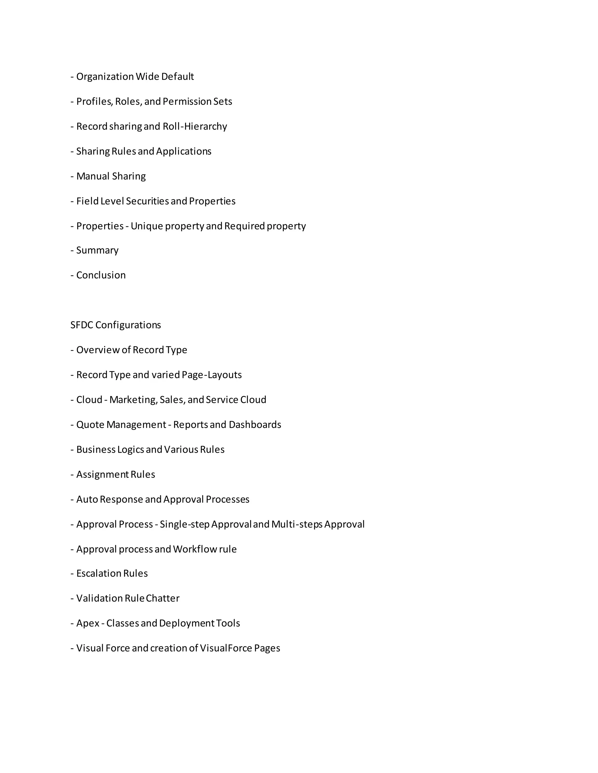 Salesforce Training Course In Pune | PDF