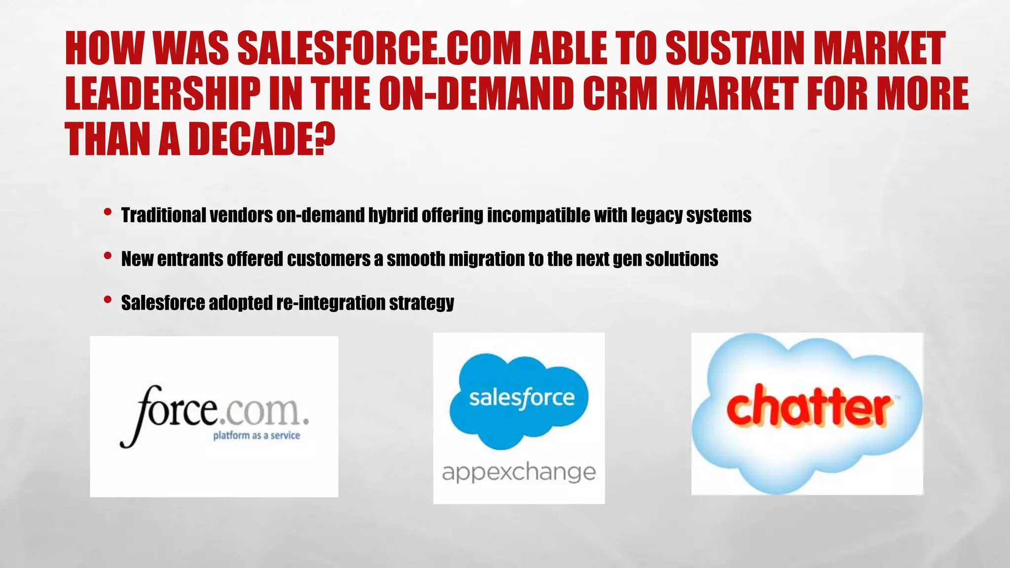 Salesforce.com: B2B blue ocean strategy | PPTX