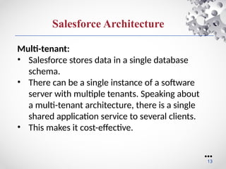 Salesforce high level presentation for quick reference | PPTX