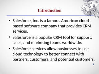 Salesforce high level presentation for quick reference | PPTX