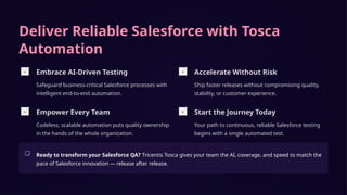 Salesforce Automation with Tosca — Delivering Reliable End-to-End ...