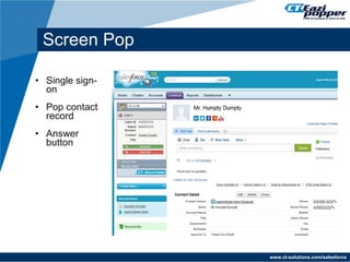 Salesforce Avaya Integration overview | PPTX